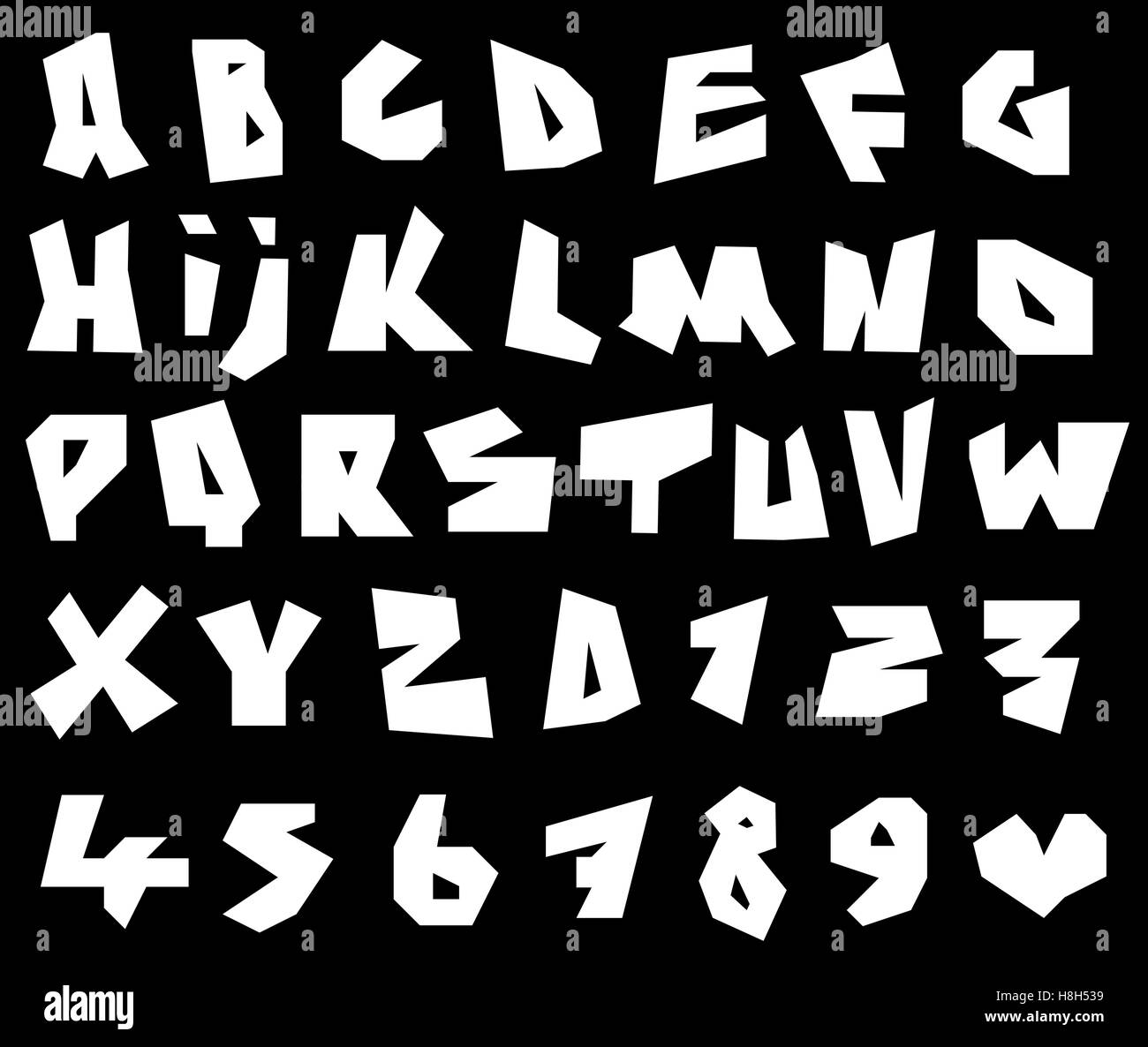 Alfabet Stock Vector Images - Alamy