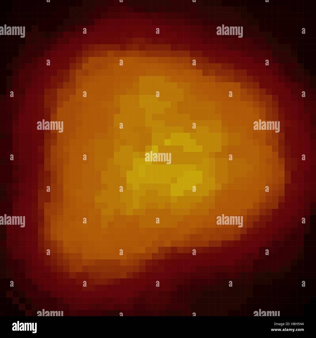 pixel explosion background in fire color Stock Vector Image & Art - Alamy