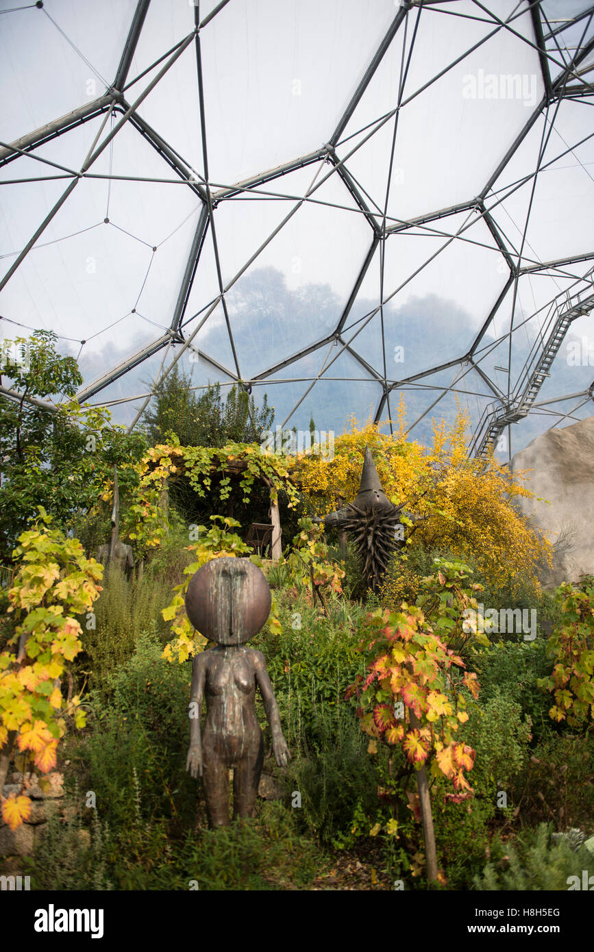 The Eden Project, Med Biome Stock Photo - Alamy