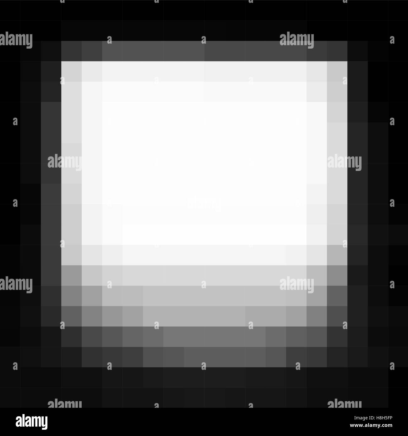 vignette pixel grunge vector white stain on black Stock Vector Image ...