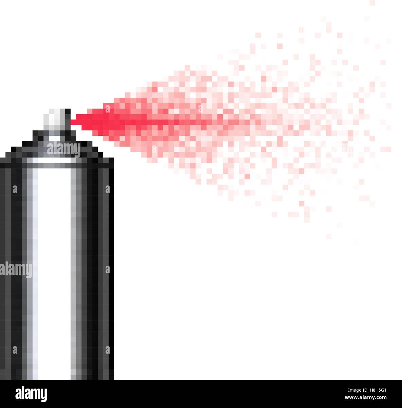 Aerosol can spraying Stock Vector Images - Alamy
