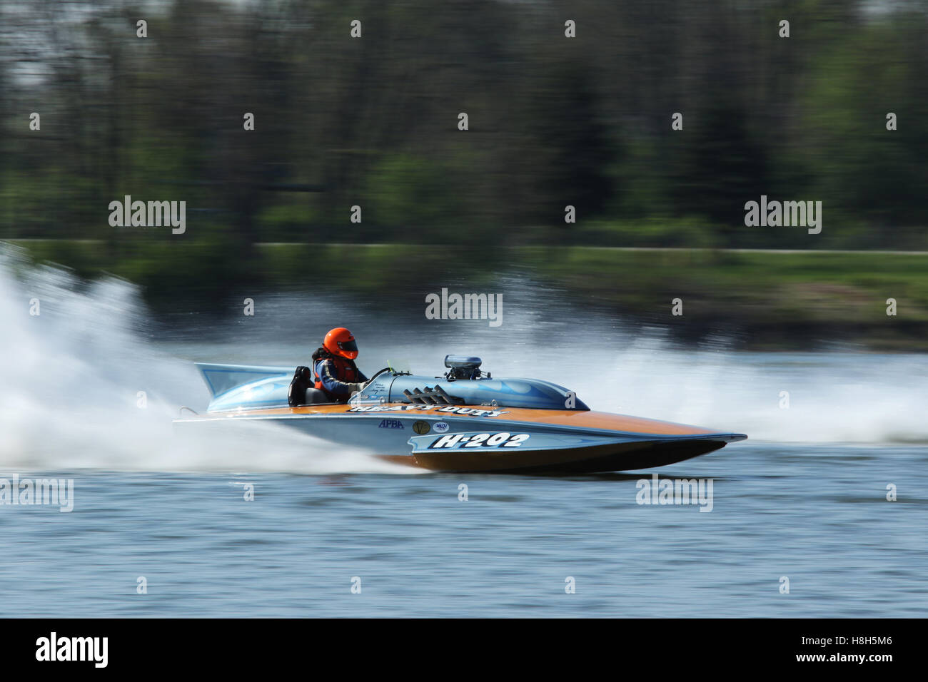 Vintage Boat H202. 2016 APBA, American Power Boat Association, Test and ...