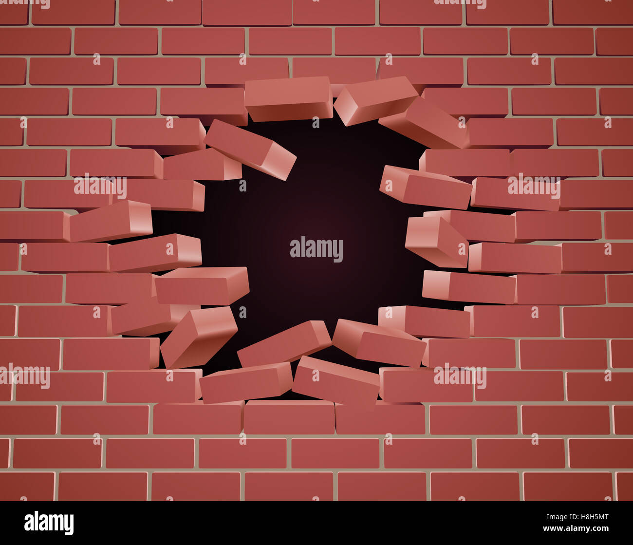Smashing Through Wall Stock Photos & Smashing Through Wall Stock Images ...