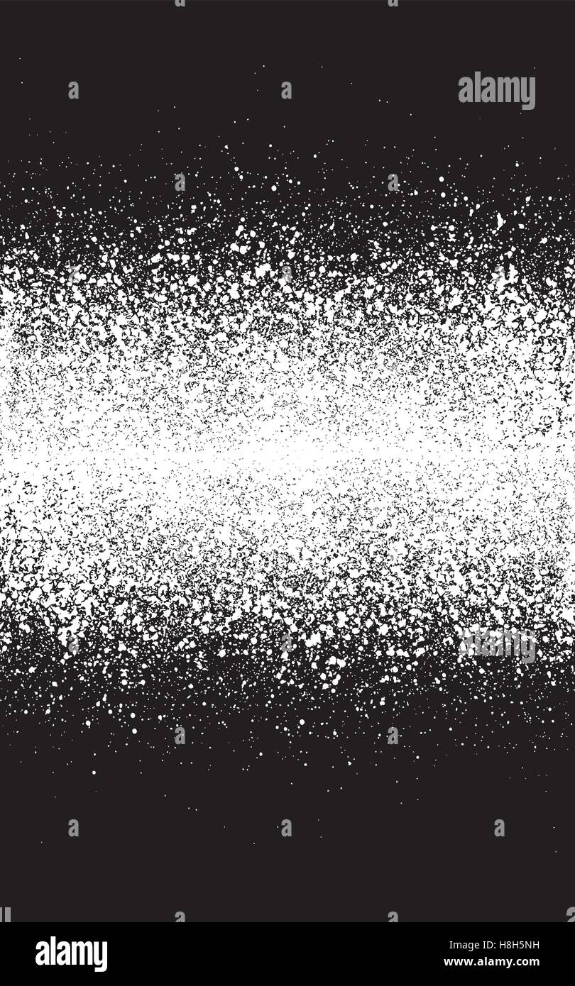 graffiti spray effect gradient element in white on black Stock Vector ...