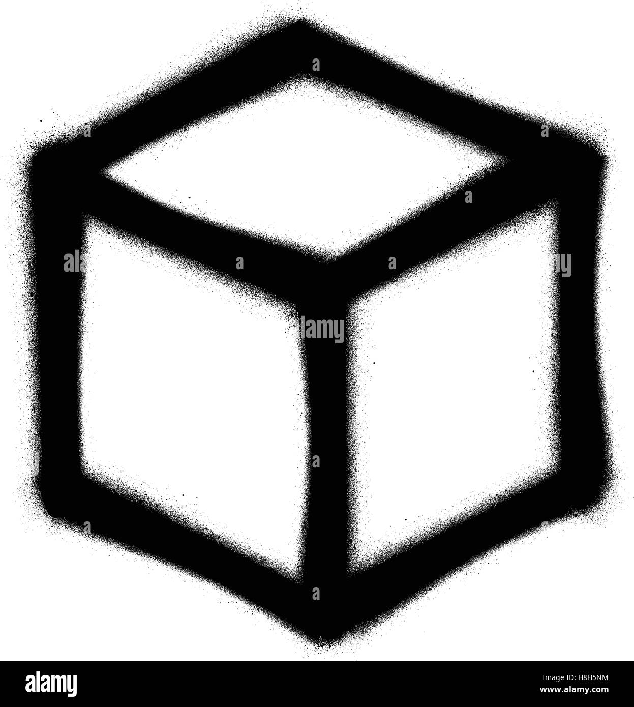 Cubical shape Black and White Stock Photos & Images - Alamy