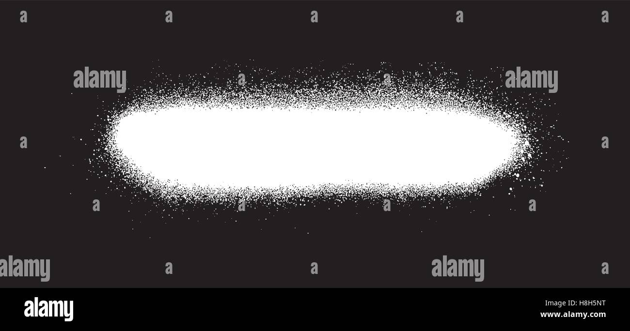 graffiti sprayed line design element in white on black Stock Vector ...