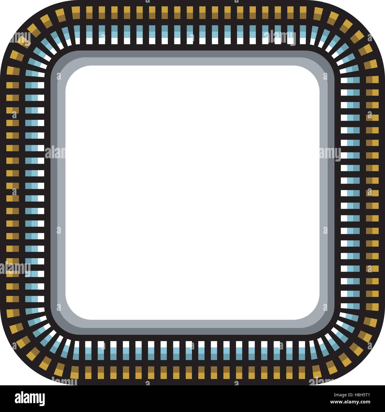 Train Track Page Border