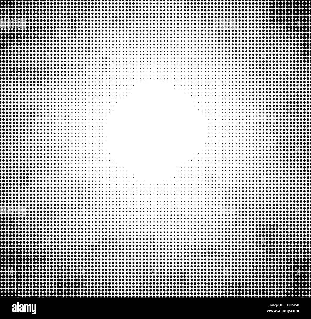 halftone abstract sky with might in black and white Stock Vector Image ...