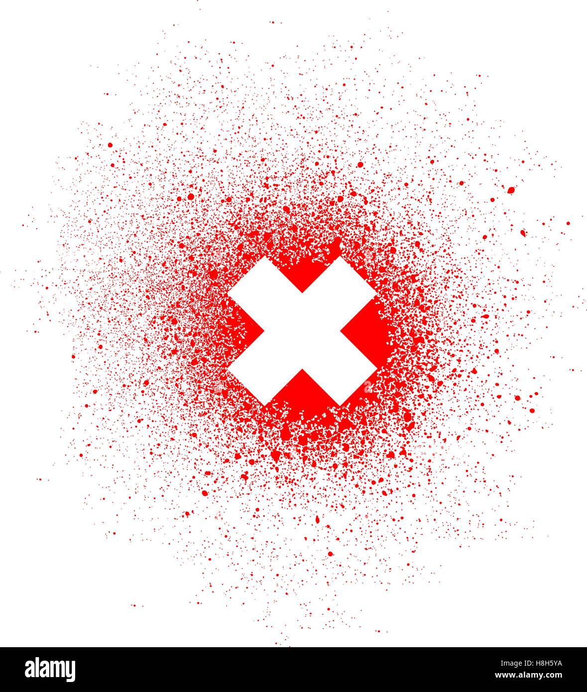 Graffiti x Stock Vector Images - Alamy