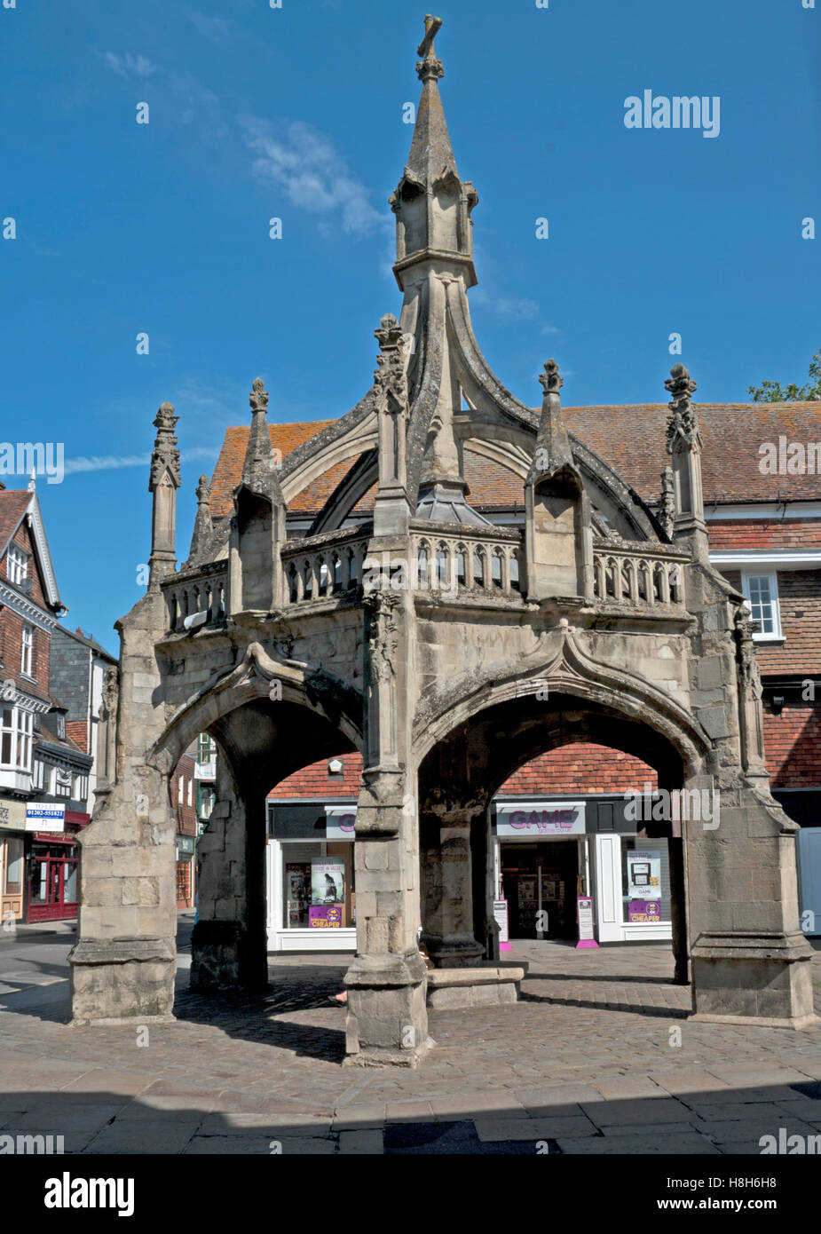 Salisbury, Poultry Cross 16th Century, Wiltshire, England Stock Photo ...