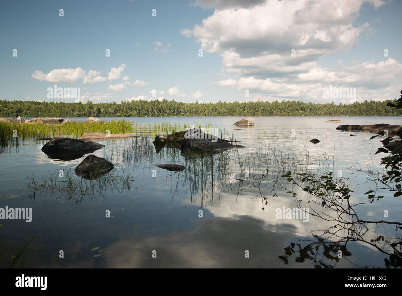 calm water reflection Stock Photo - Alamy