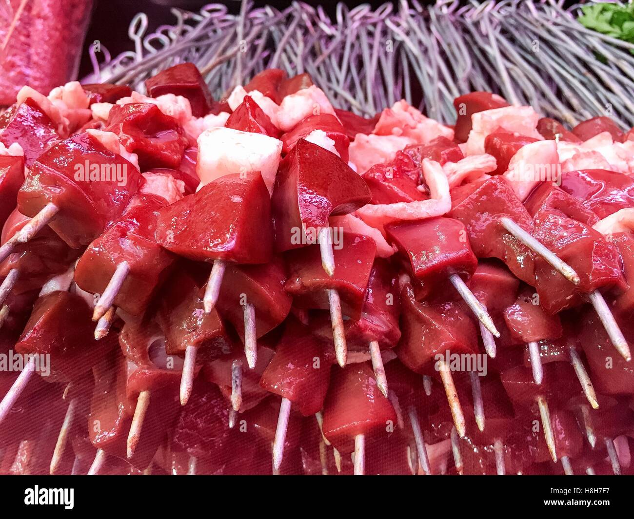 Raw Turkish Traditional Chop Steak, Meat, river, beef ready for cook at ...