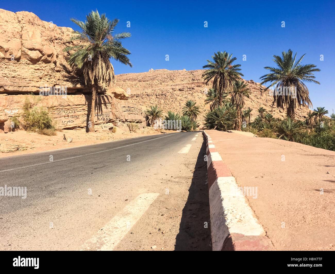 Taghit ways of North Africa Bechar Algeria, sandy Taghit desert Stock ...