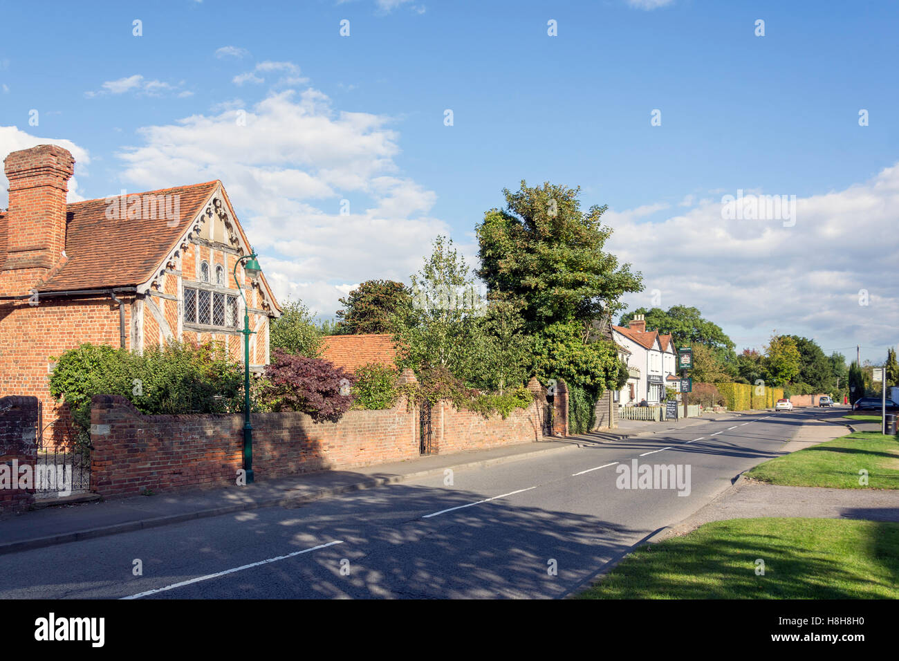 Village Road, Dorney, Buckinghamshire, England, United Kingdom Stock ...