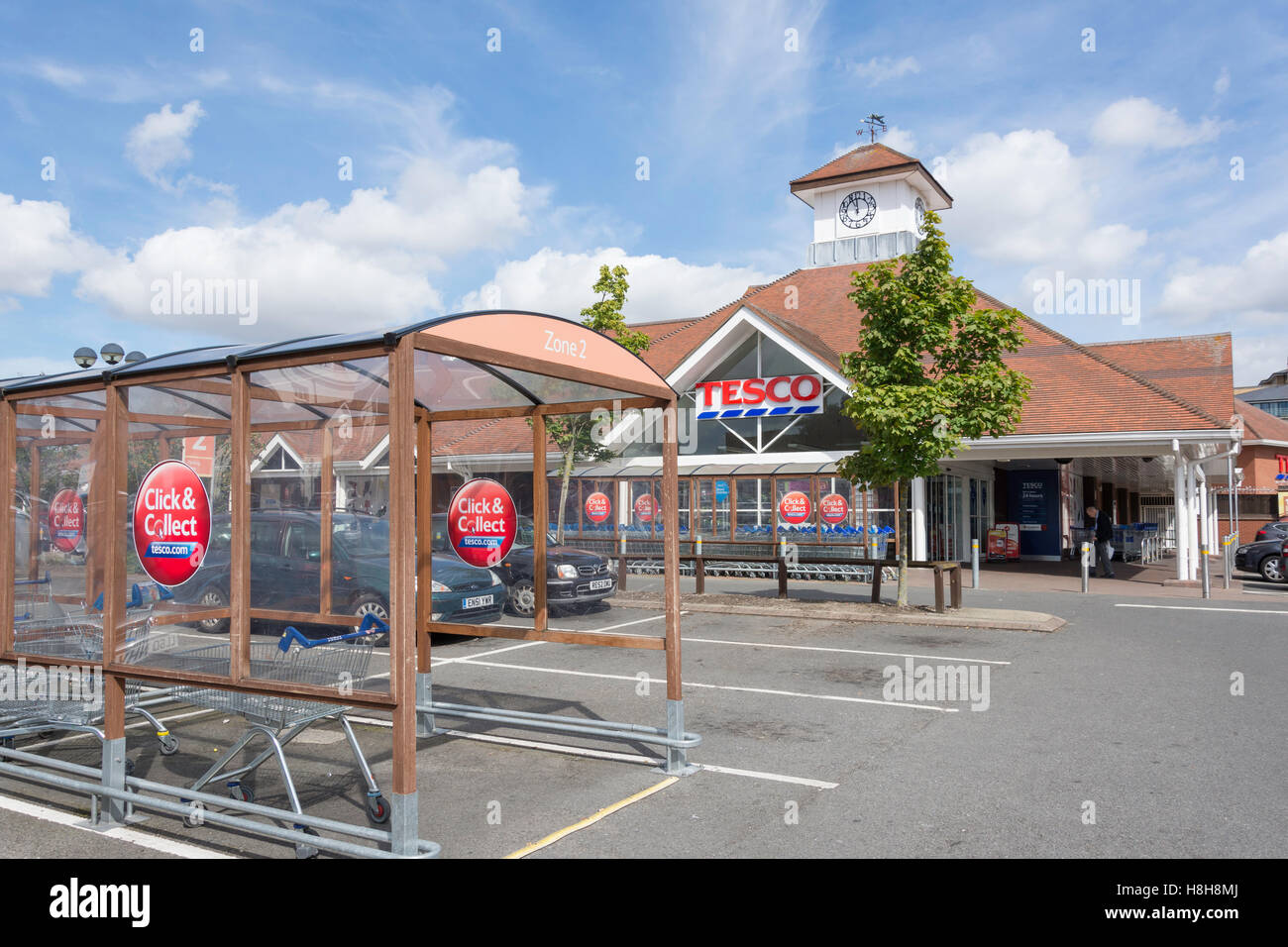 Tesco Supermarket, High Street, Feltham, London Borough of Hounslow ...