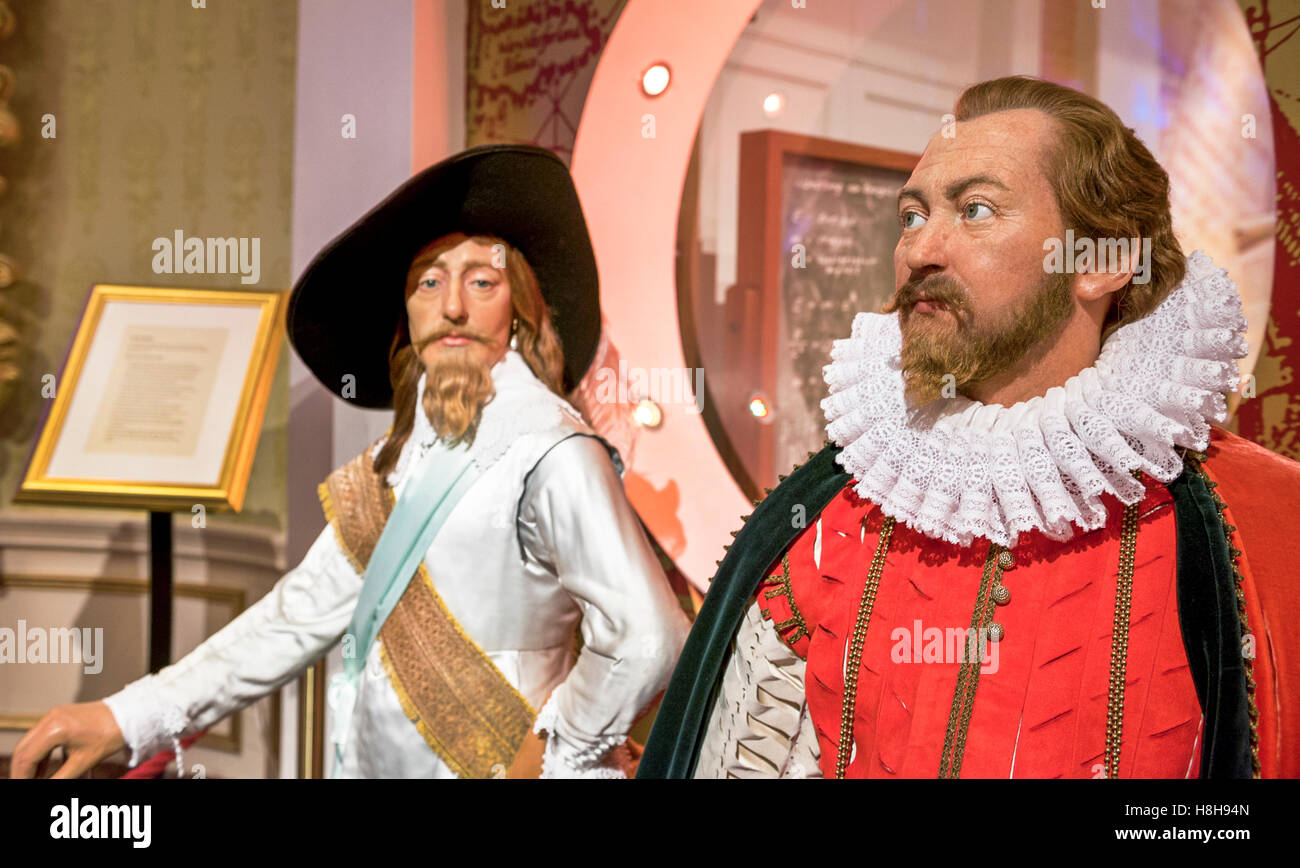 London, the UK-May 2016: wax figure in Madame Tussaud's museum Stock ...