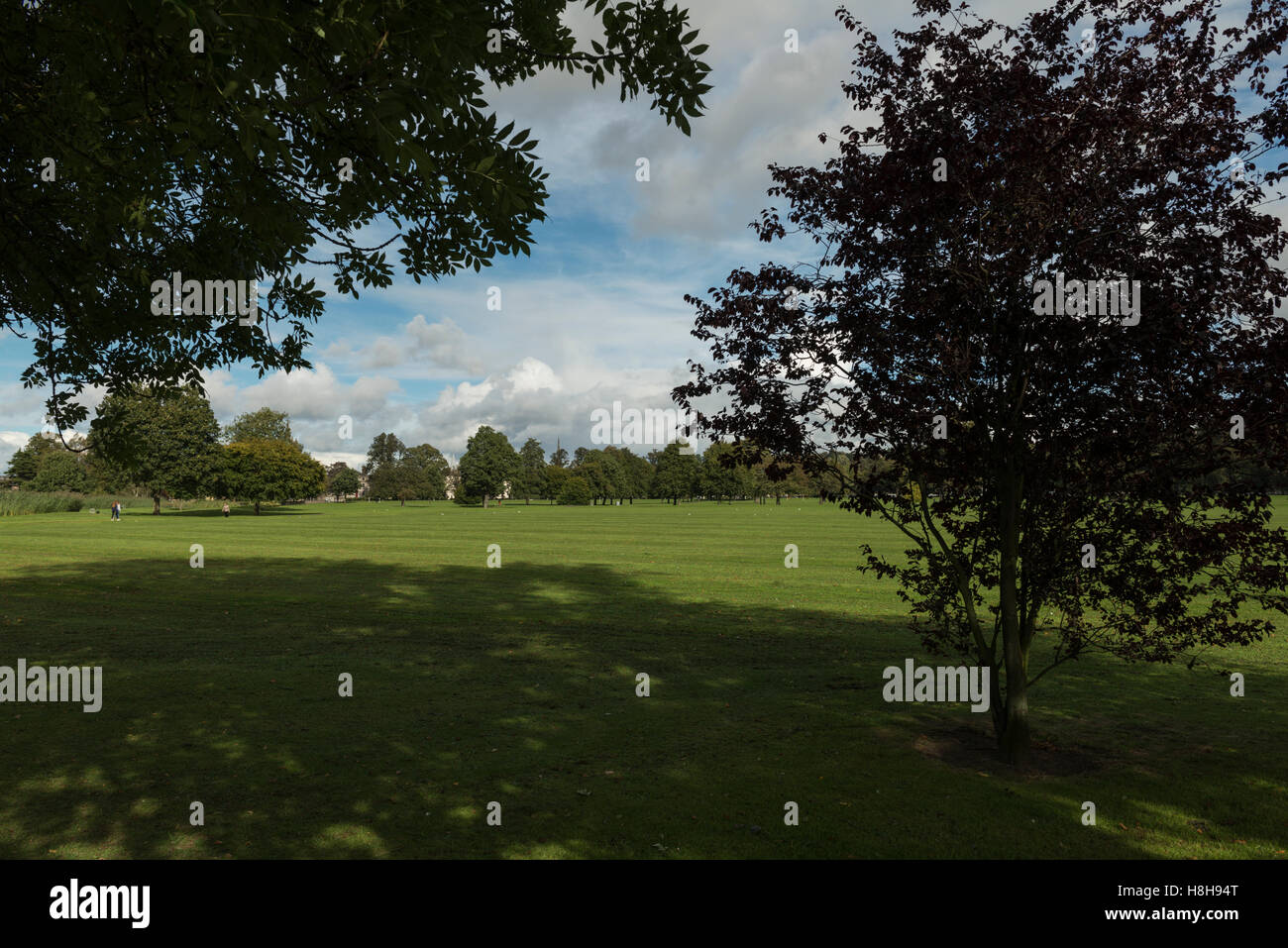 South Inch looking North East towards city and river, Perth,Scotland ...