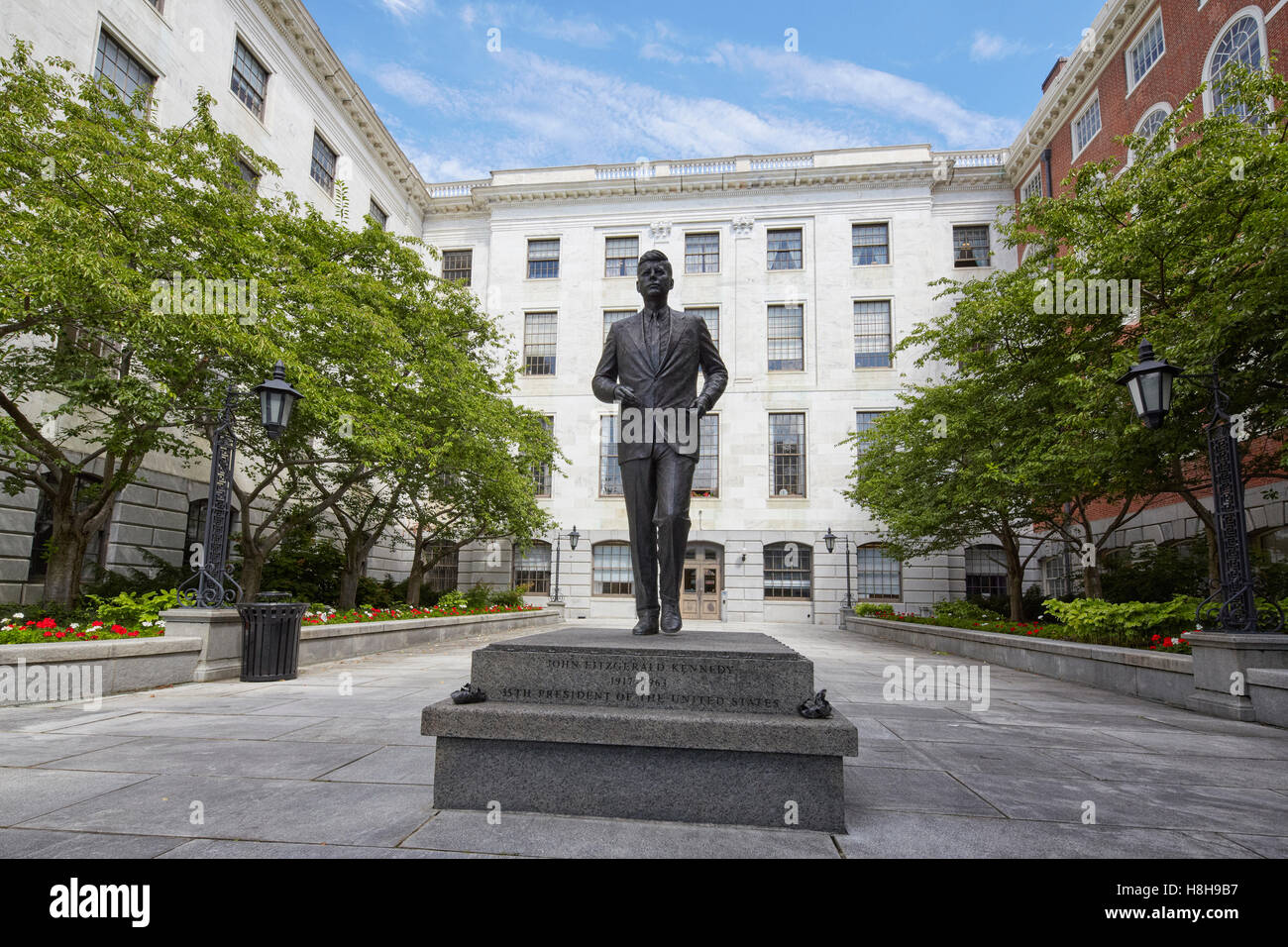 John F. Kennedy Statue by Isabel McIlvain, Massachusetts State House ...