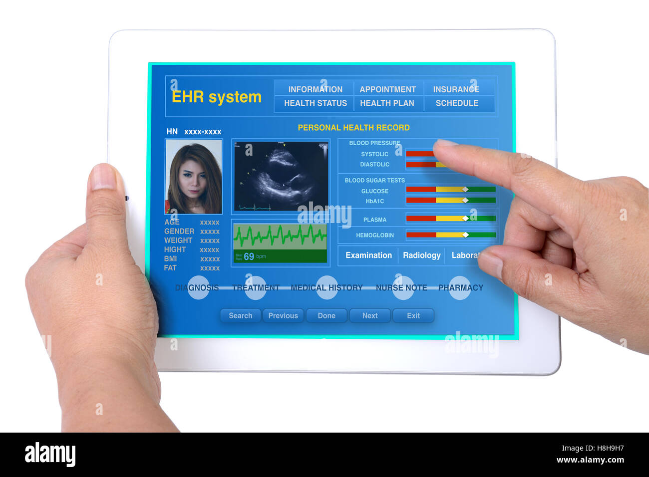Electronic Medical Records Tablet