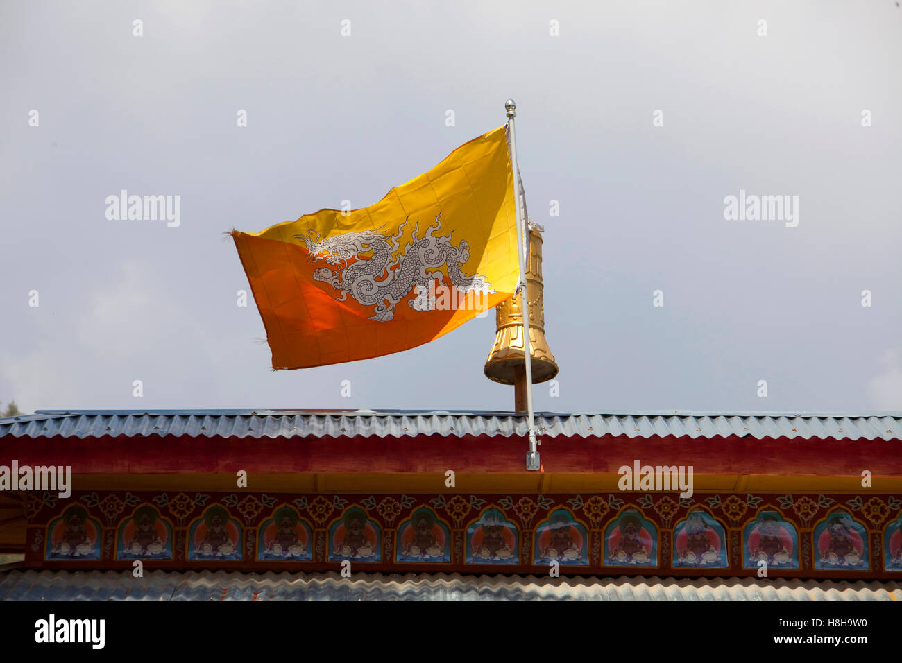 Yellow dragon flag hi-res stock photography and images - Alamy