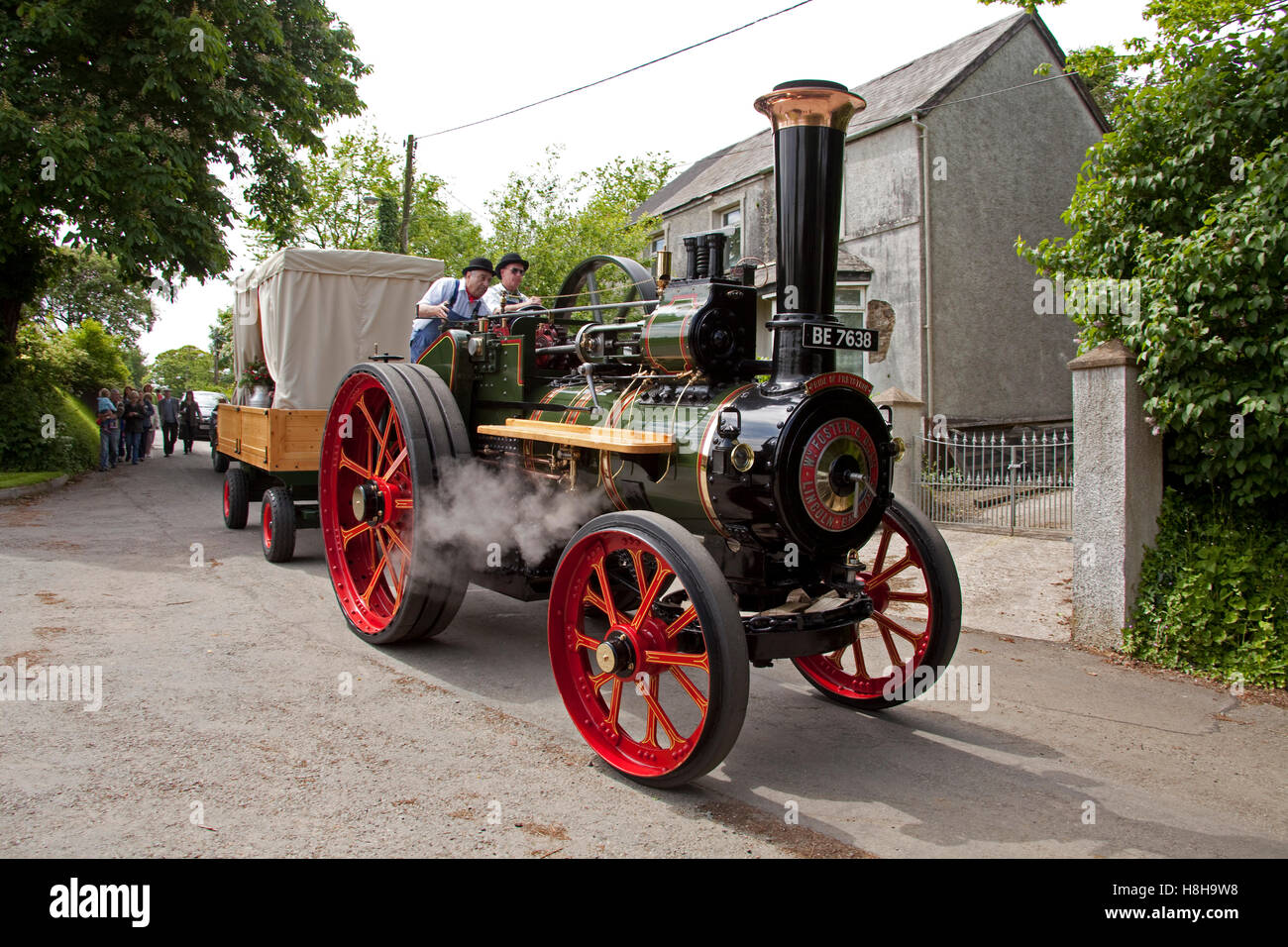 Steam engine tractor Pride of Freystrop Stock Photo - Alamy