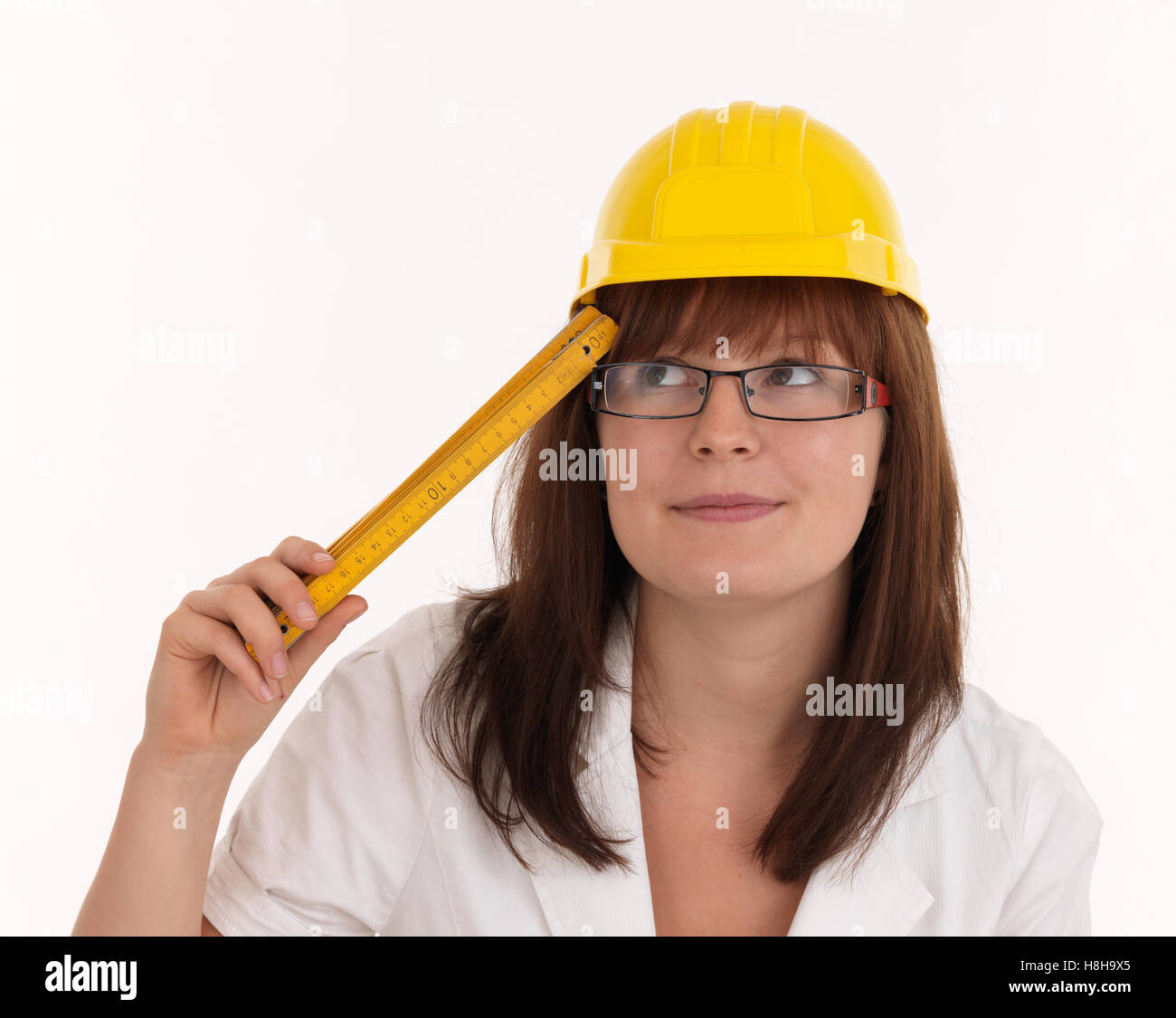 Yellow hard hat hi-res stock photography and images - Alamy