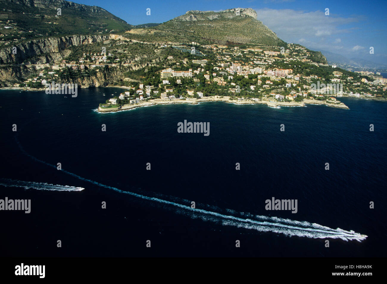 Aerial view of Cap d'Ail, France, Europe Stock Photo - Alamy