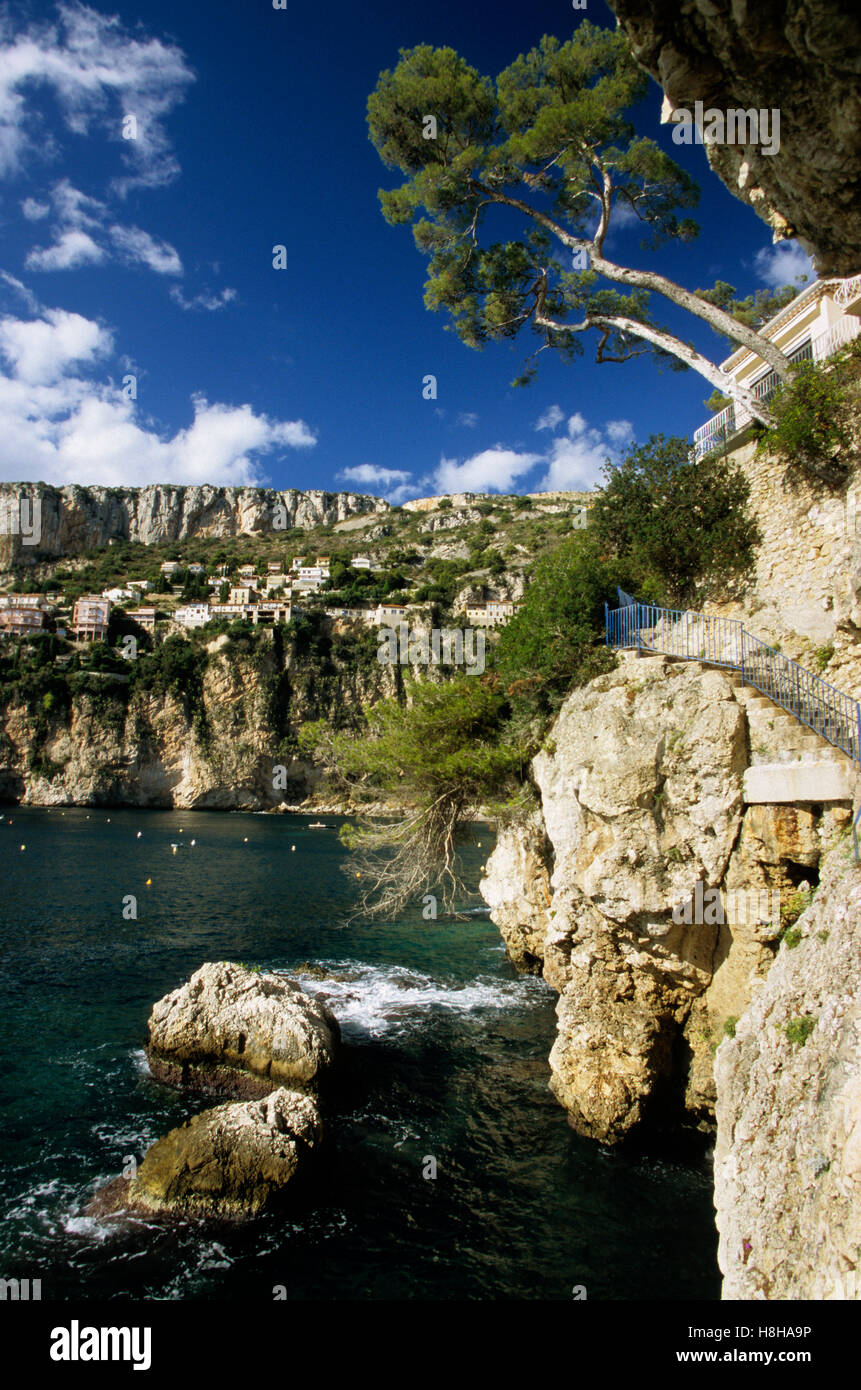 Cap d'Ail cliff, French Riviera, France, Europe Stock Photo - Alamy