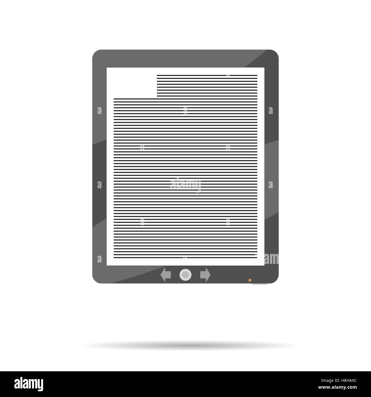Page read ebook icon hi-res stock photography and images - Alamy