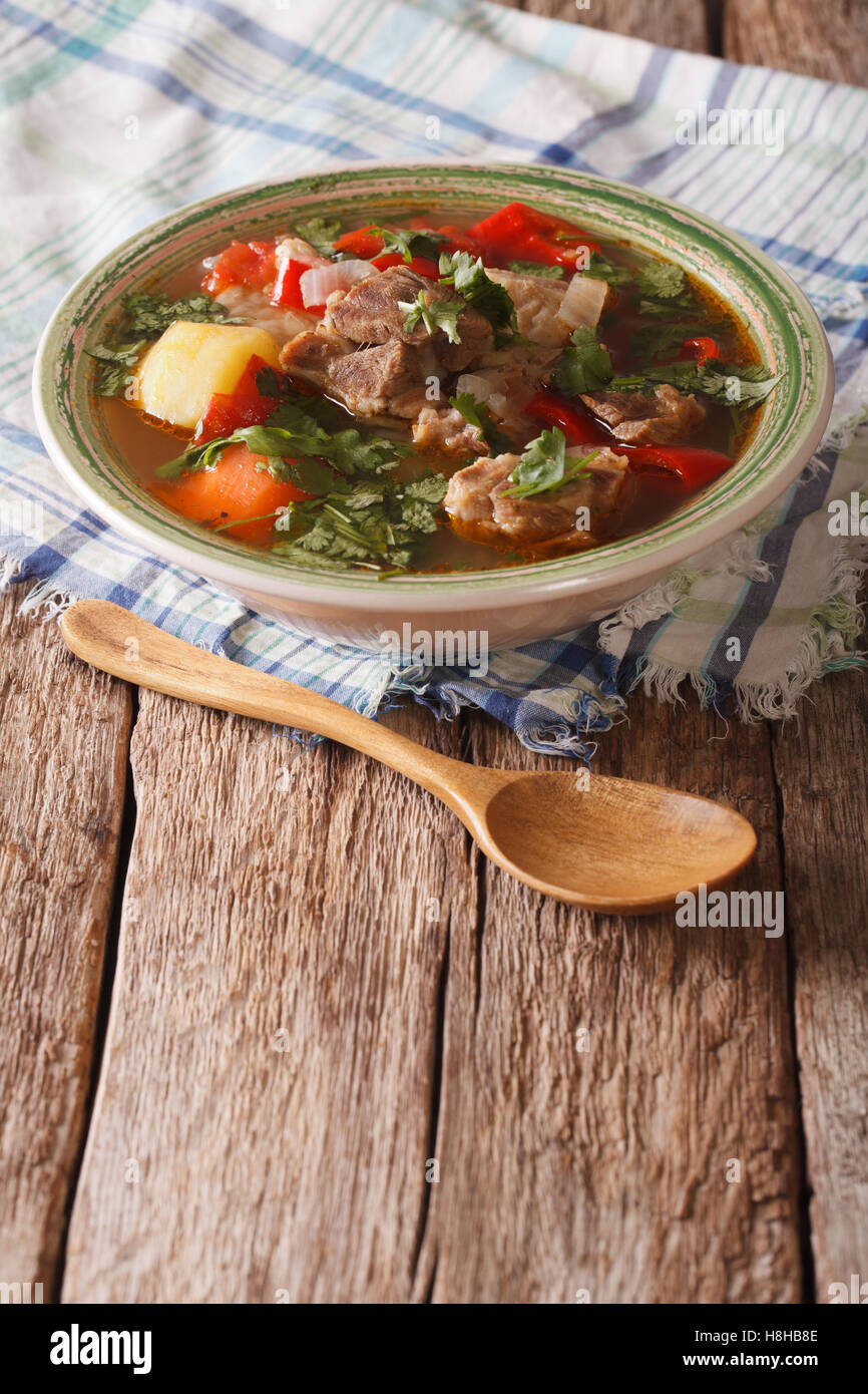Soup lamb onion vegetables hi-res stock photography and images - Alamy