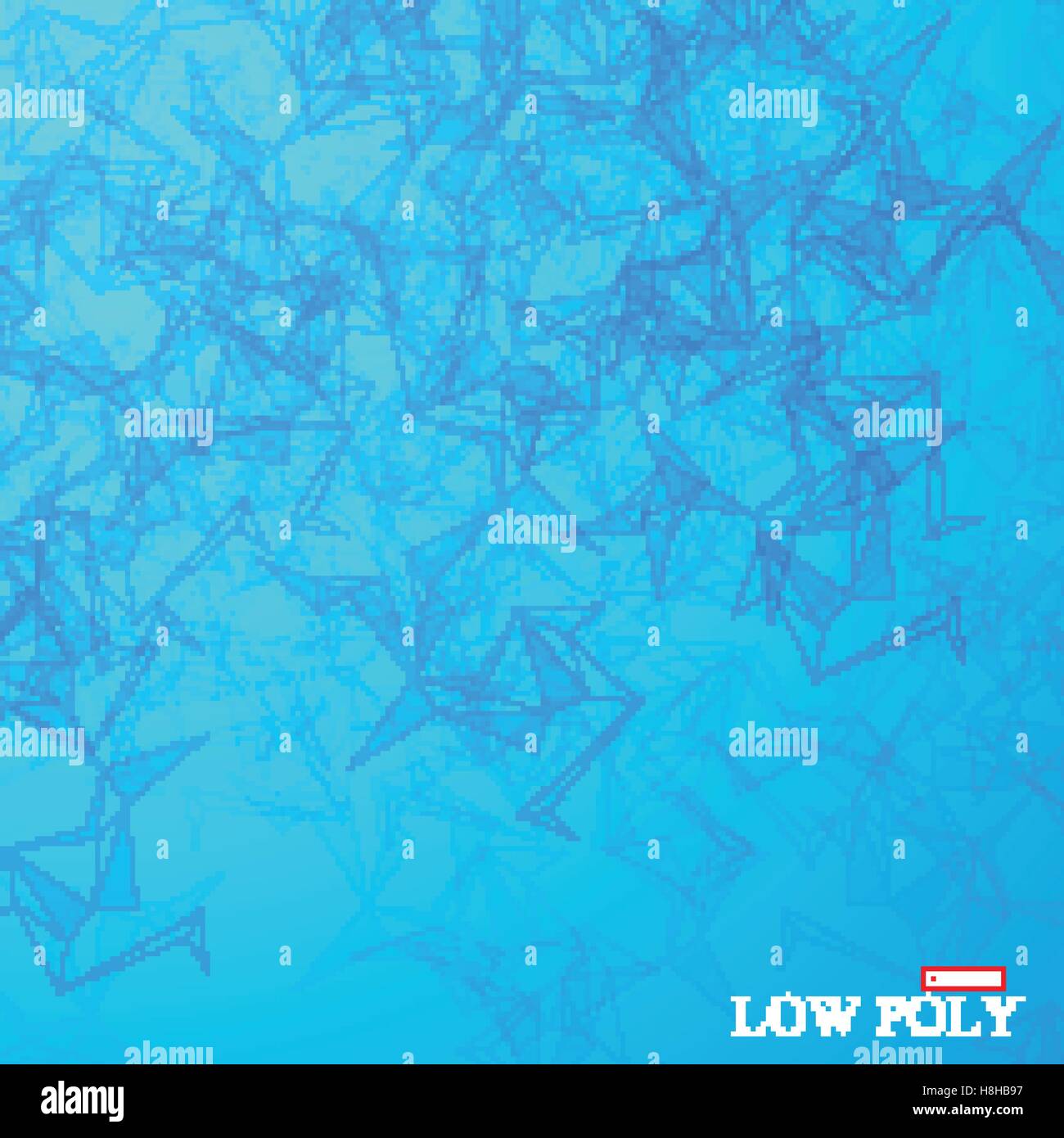 Polygonal Abstract Background Low Poly Molecule And Communication Vector Illustration Stock