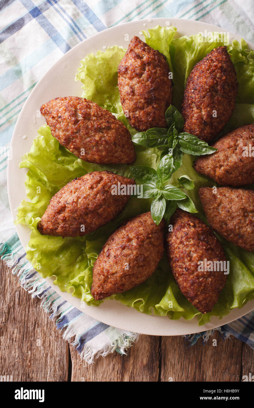 Arabic cuisine kibbeh hi-res stock photography and images - Alamy
