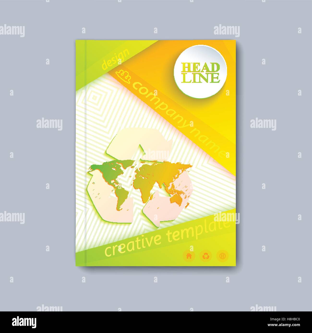 Modern template layout brochure, magazine, flyer, booklet, cover or ...