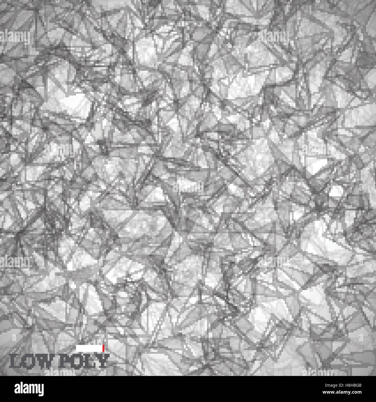 Polygonal Abstract Background Low Poly Molecule And Communication Vector Illustration Stock