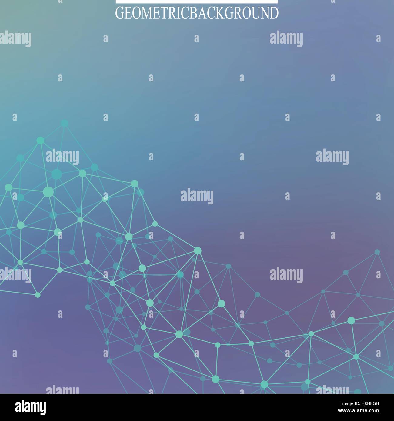 Molecule And Communication With Connected Dots Lines Graphic