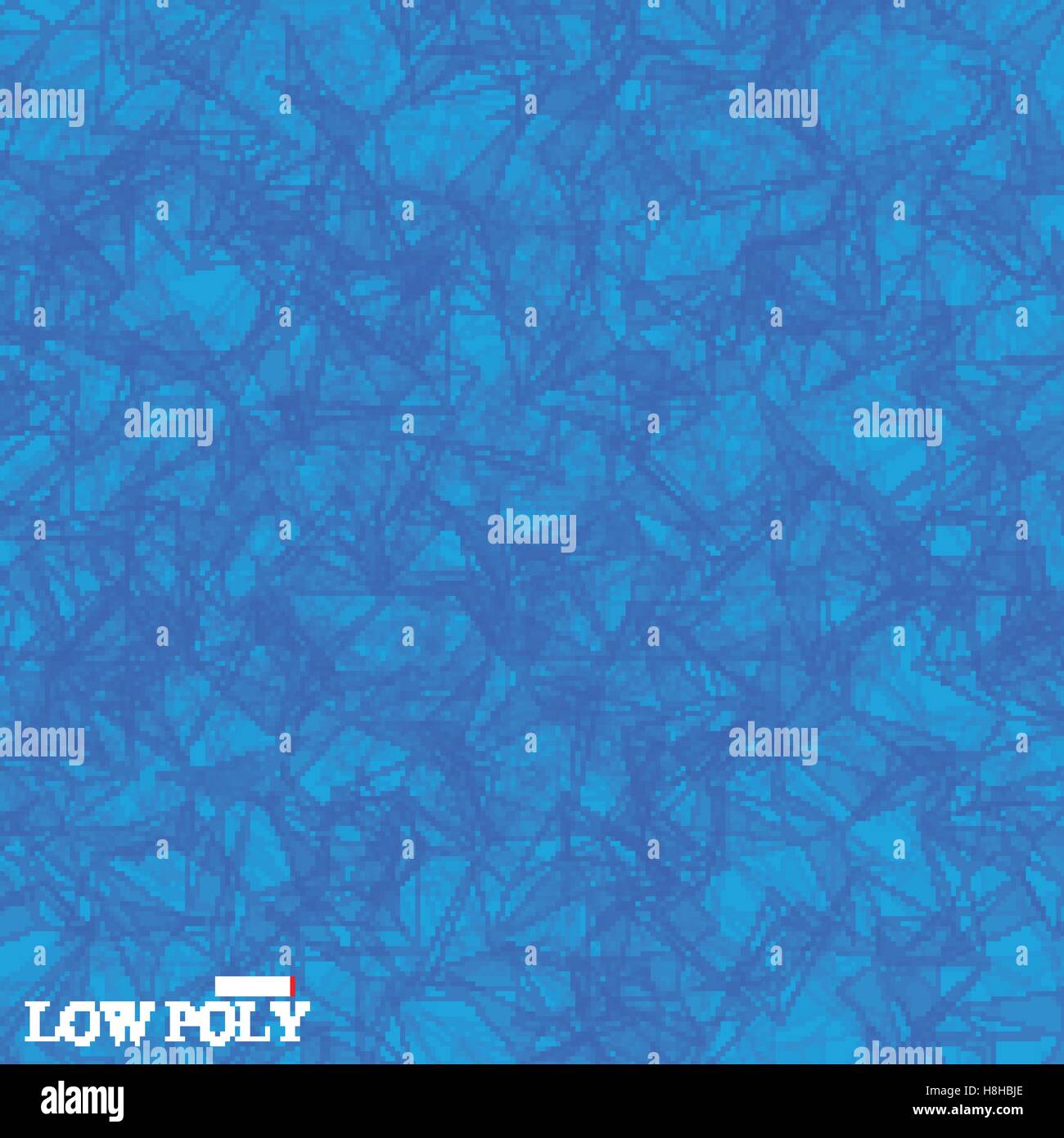 Polygonal Abstract Background Low Poly Molecule And Communication Vector Illustration Stock