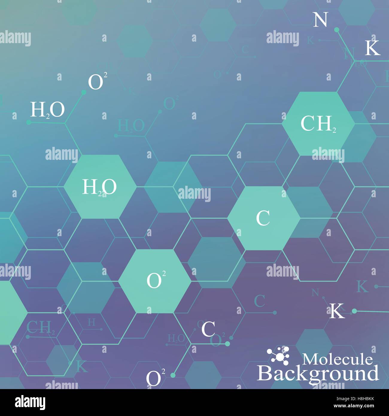 Dna molecule on blue background. Graphic background for your design and ...