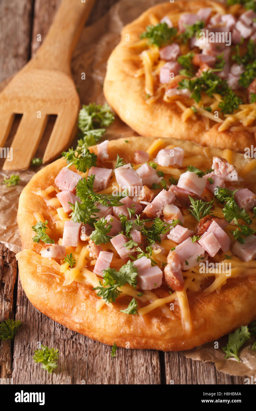 Hungarian langos hi-res stock photography and images - Alamy
