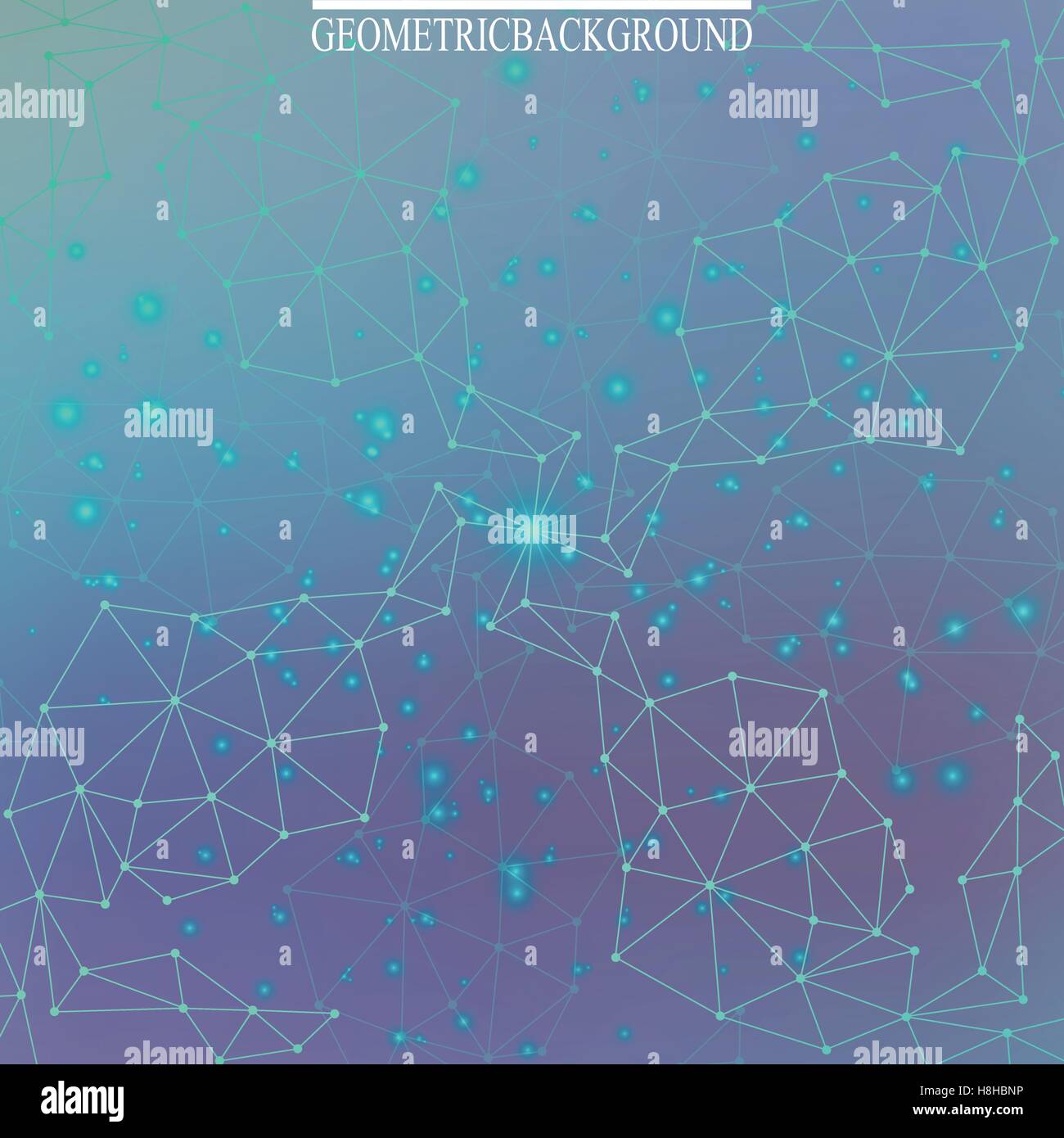 Molecule And Communication With Connected Dots Lines Graphic Background For Your Design