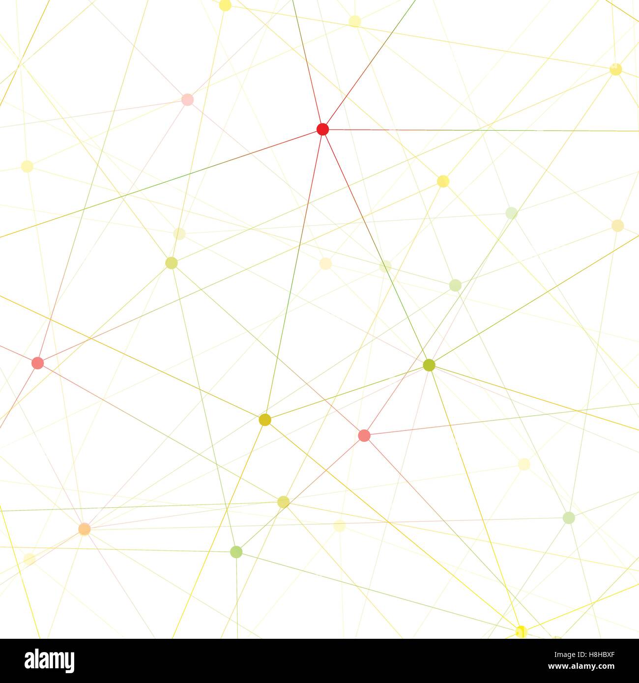 Colorful Graphic Background Molecule And Communication Connected Lines With Dots Vector