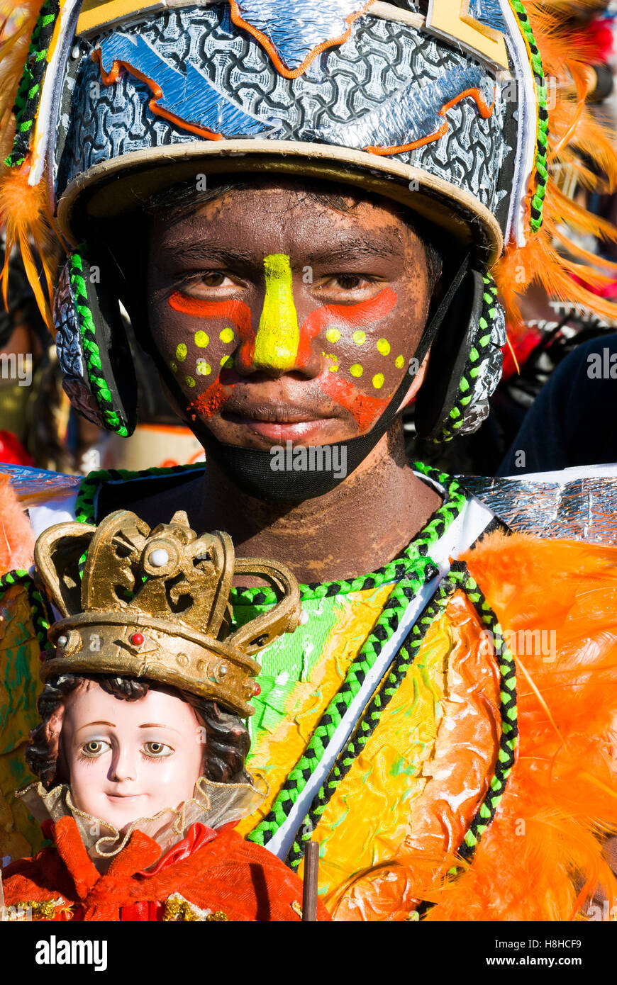 Dinagyang ati-ati festival, Iloilo, Philippines Stock Photo - Alamy