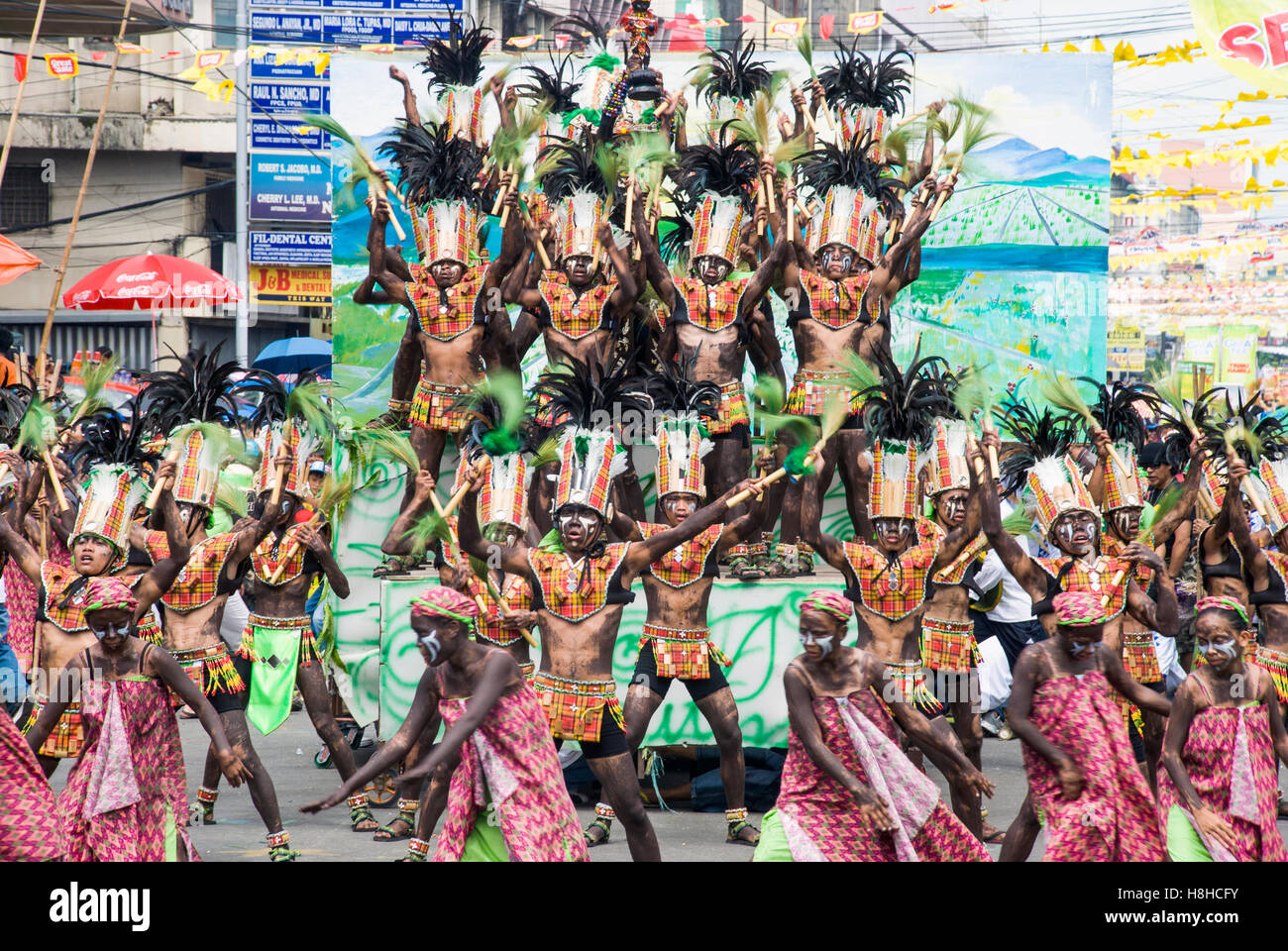 Dinagyang ati-ati festival, Iloilo, Philippines Stock Photo - Alamy