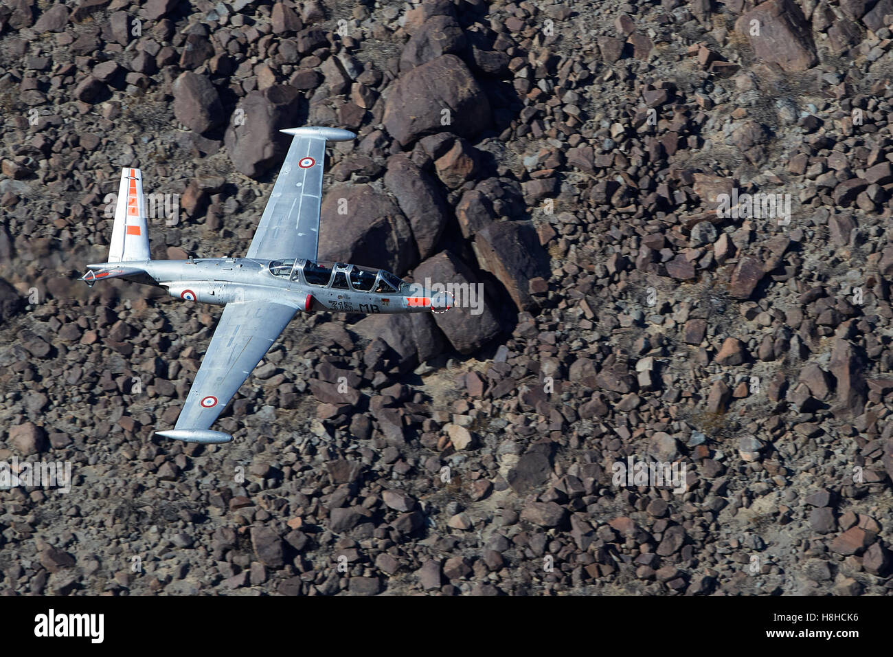 Fouga Magister, 1950's French Made Jet Trainer, Flying At Low Level ...