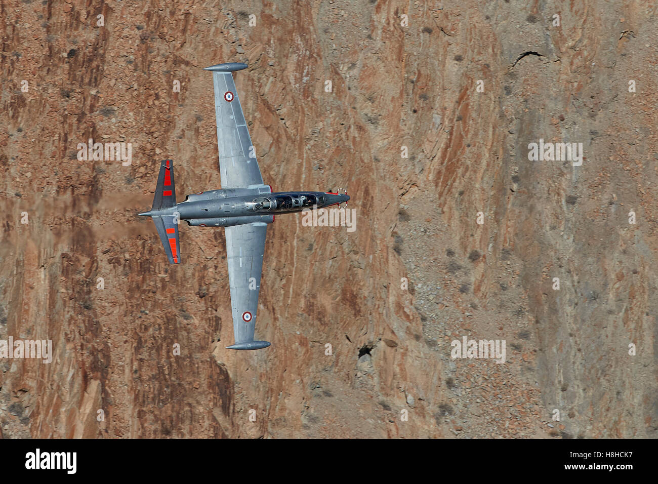 Fouga Magister, 1950's French Made Jet Trainer, Flying At Low Level ...