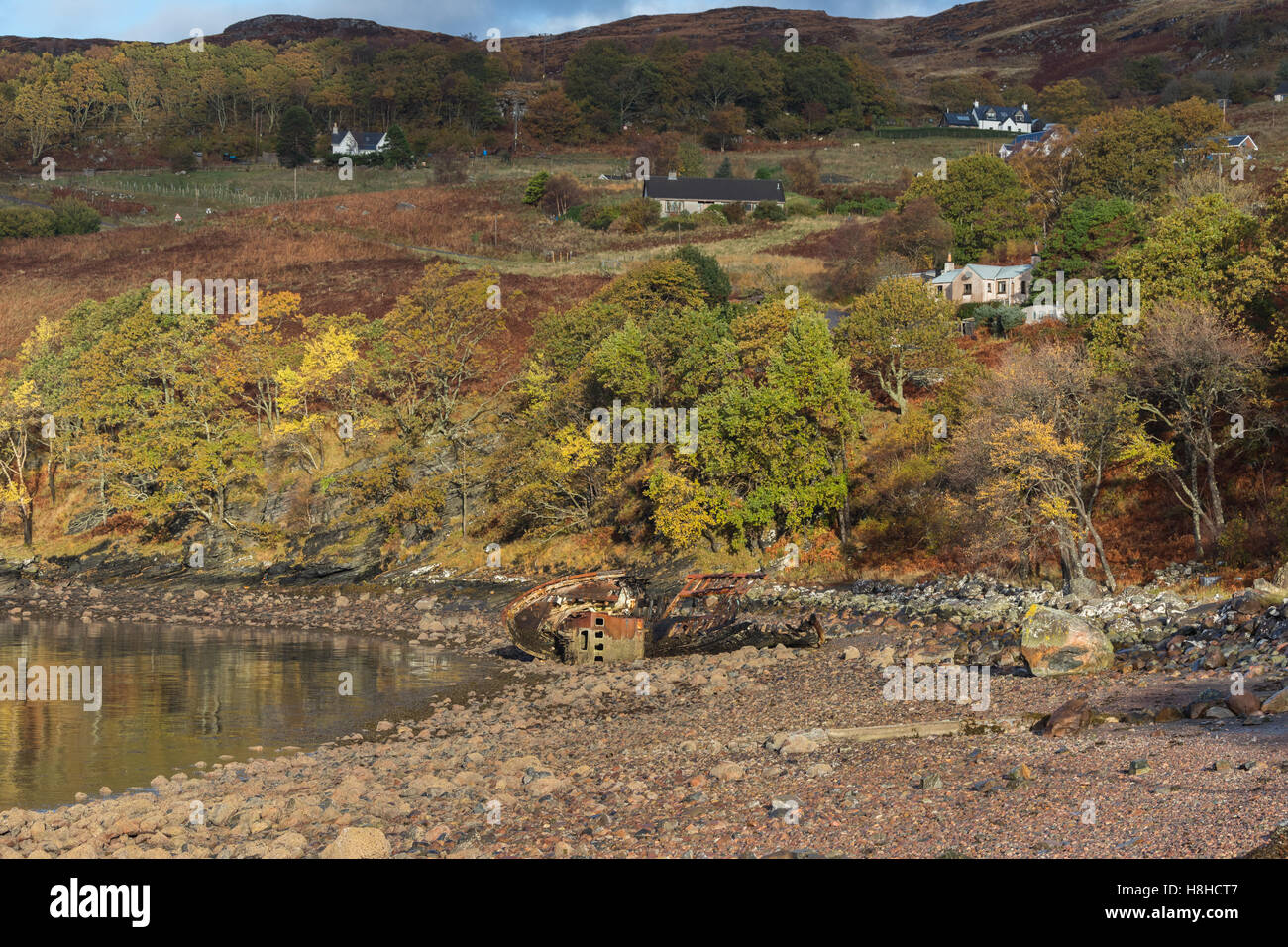 Wreck of the Dayspring, Diabaig, Loch Diabaig, Torridon, Wester Ross ...