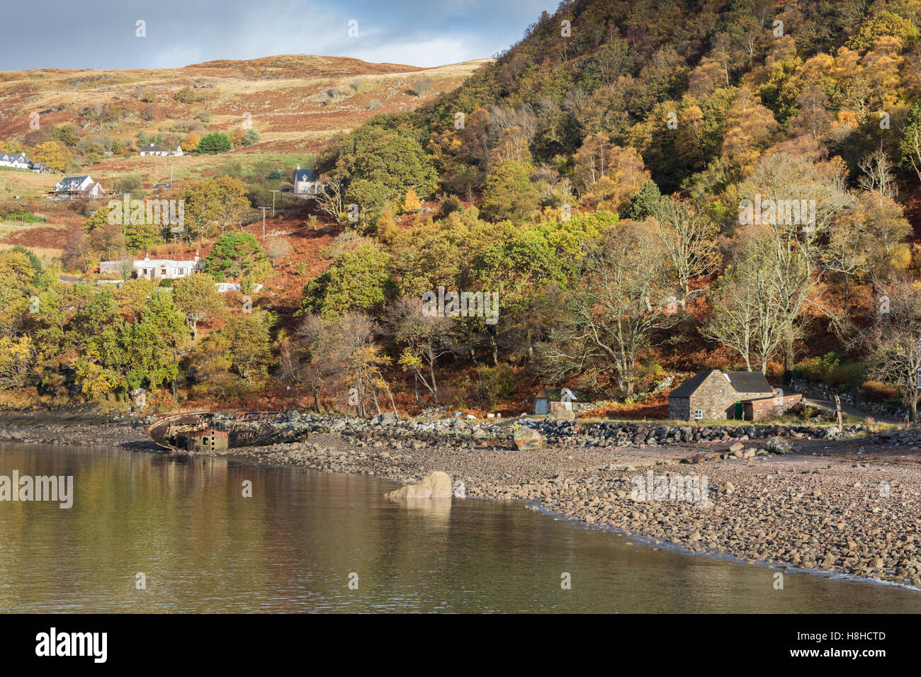 Wreck of the Dayspring, Diabaig, Loch Diabaig, Torridon, Wester Ross ...