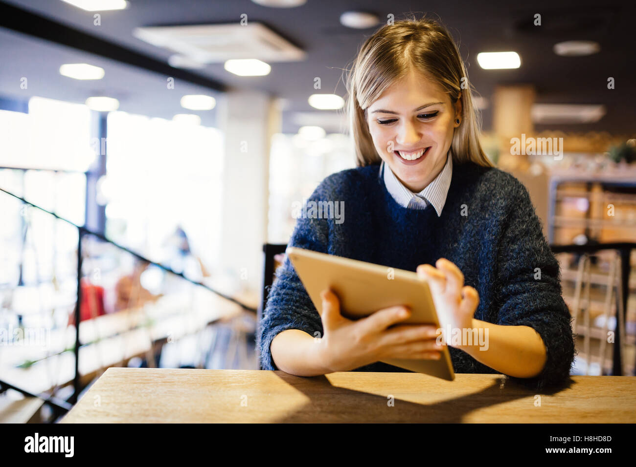 Student studying digital pad hi-res stock photography and images - Alamy