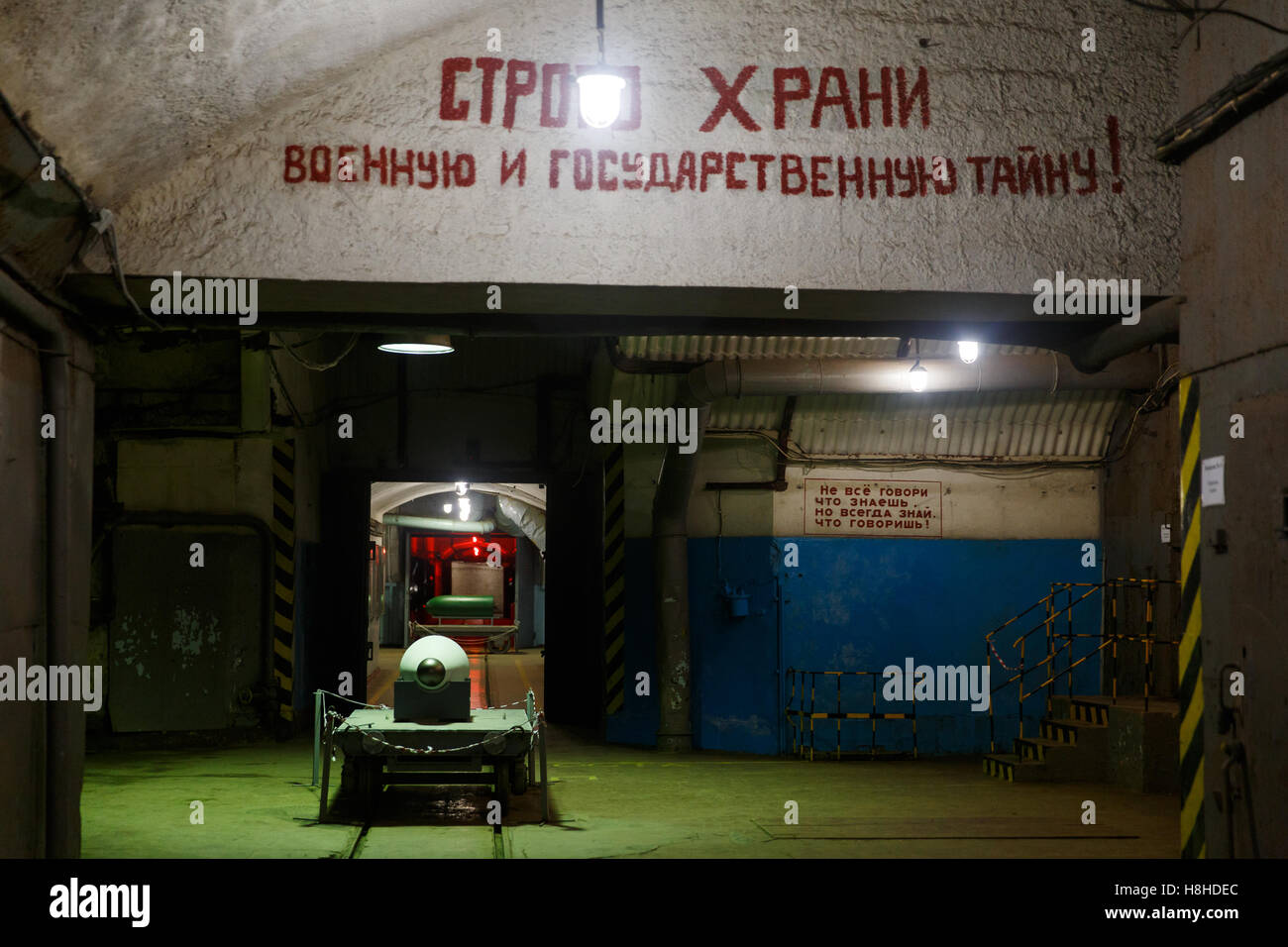 Russia. Crimea. Sevastopol. Balaklava. 15/9/16 Former submarine base ...