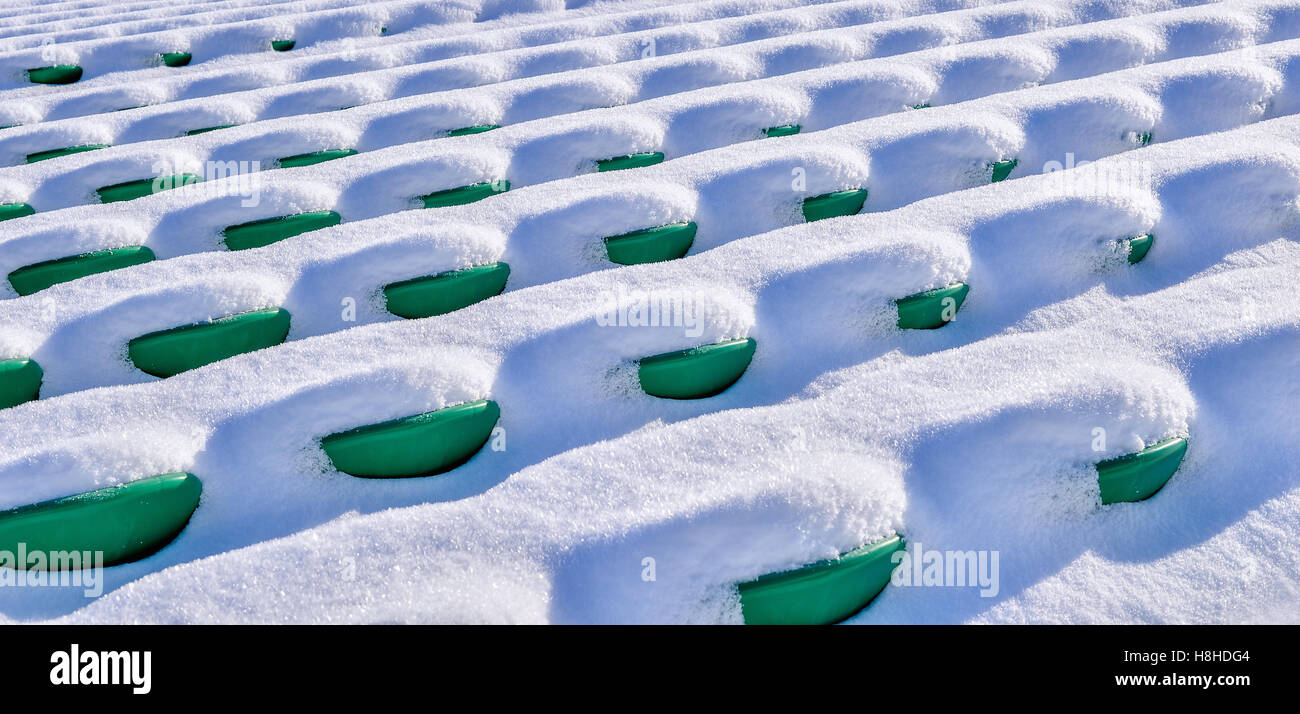 Snow football stadium sport hi-res stock photography and images - Alamy