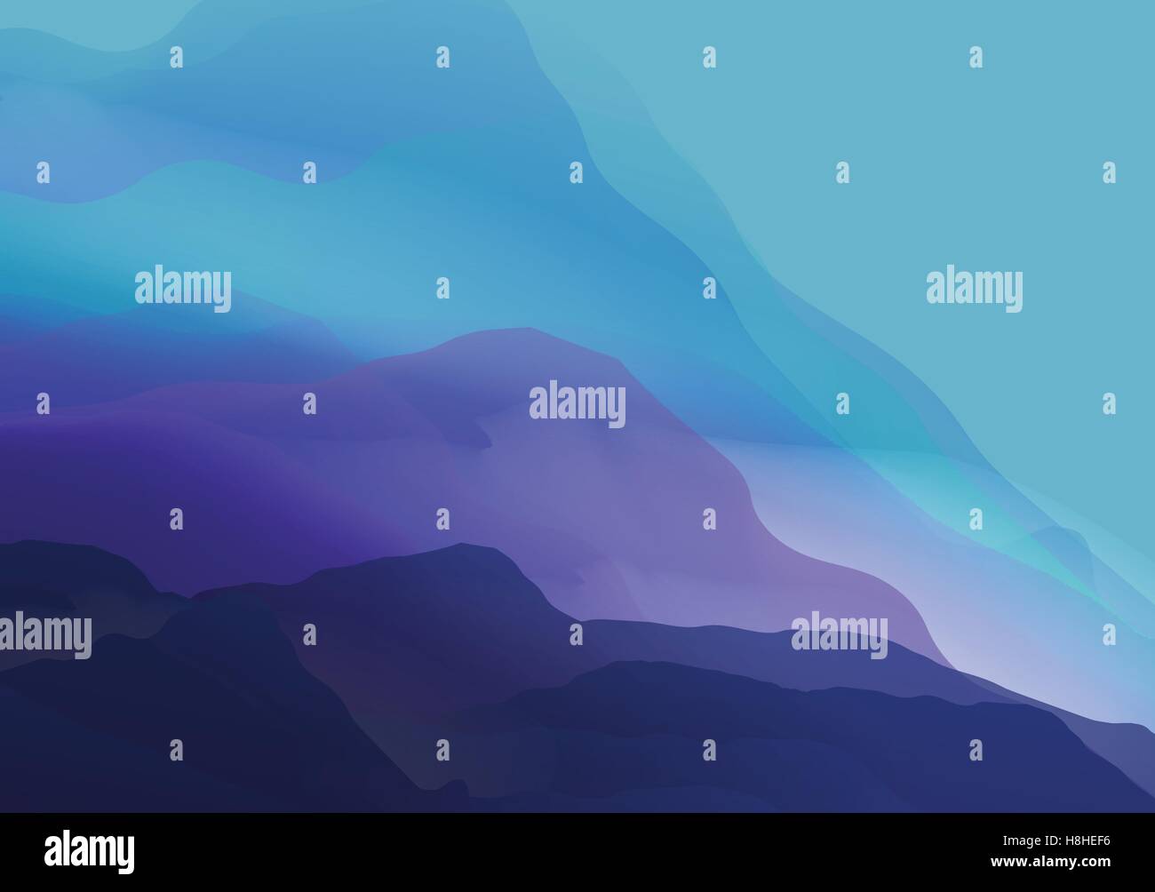 Mountainous Terrain - Vector Illustration Stock Vector Image & Art - Alamy
